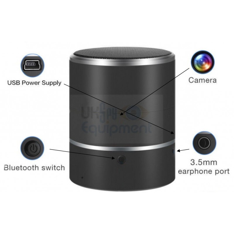 bluetooth hidden wifi camera speaker